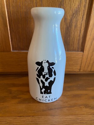White Chic Filet Eat Chicken Dairy Bottle | eBay