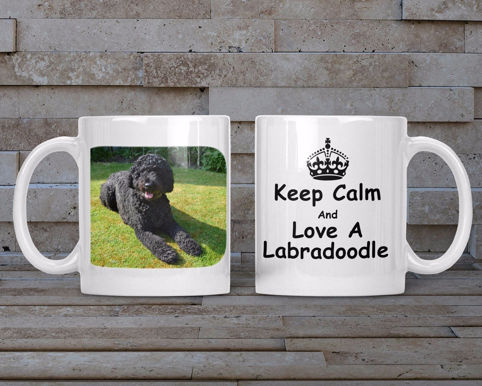 Labradoodle Mug and Coaster - Dog Breed, Christmas, Birthday Gift | eBay UK