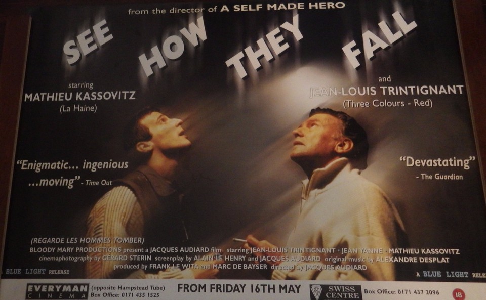 See How They Fall 40x60" 1994 French Jacques Audiard Large Bus Shelter ...
