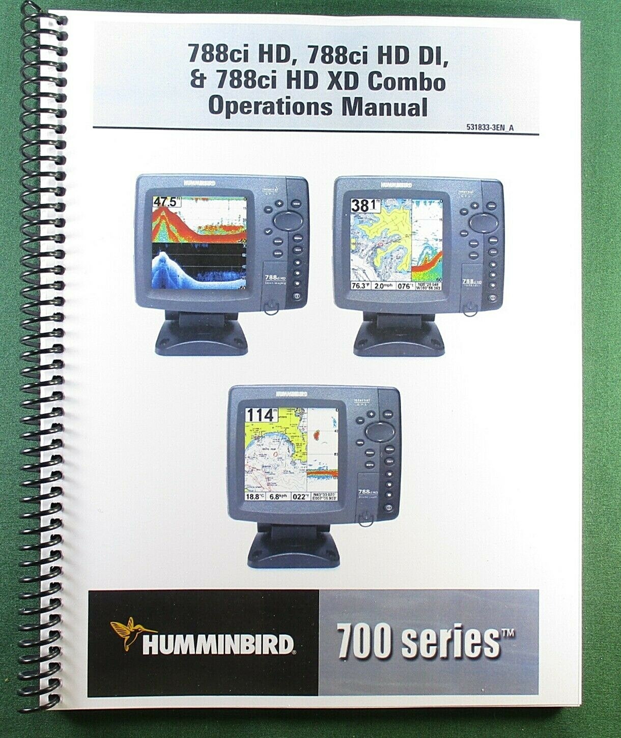 Humminbird 788ci HD DI XD Combo Instruction Manual: In Color ...