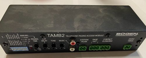 Bogen TAMB2 telephone paging access module black | eBay