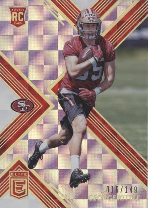 2017 Donruss Elite - Rookies George Kittle #109 Red /149 (RC) for sale ...