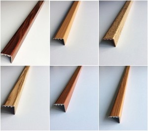 UPVC WOOD EFFECT STAIR EDGE NOSING -TRIM- EDGING NOSING 30 x 30mm | eBay