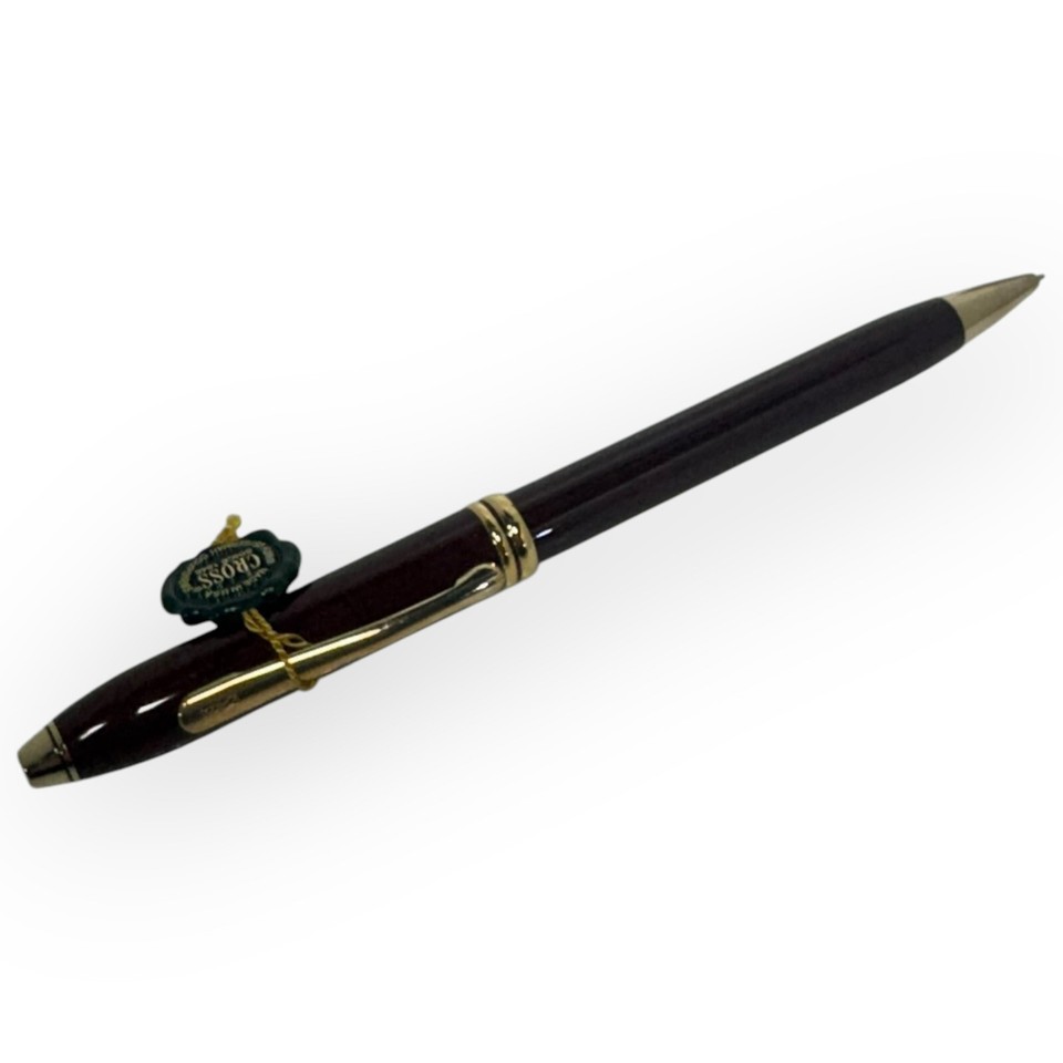 Cross Townsend Pencil Sienna Brown Lacquer & Gold 0.5 In Box MODEL 633 ...