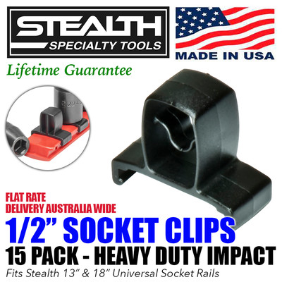 STEALTH 15 Pack 1/2 inch Drive Impact Socket Clips | eBay Australia