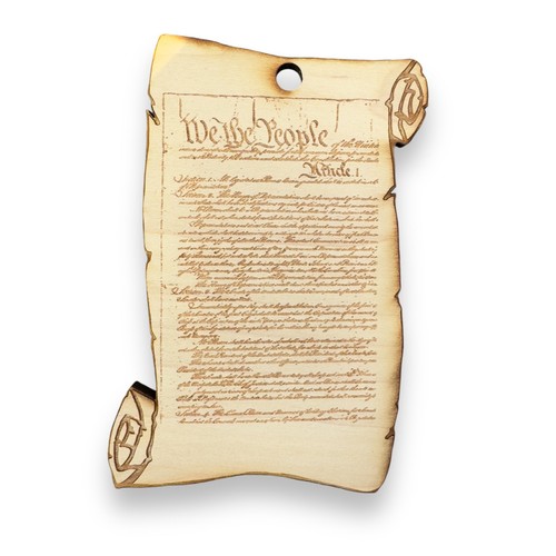 Scroll We The People - Ornament Raw Wood | eBay