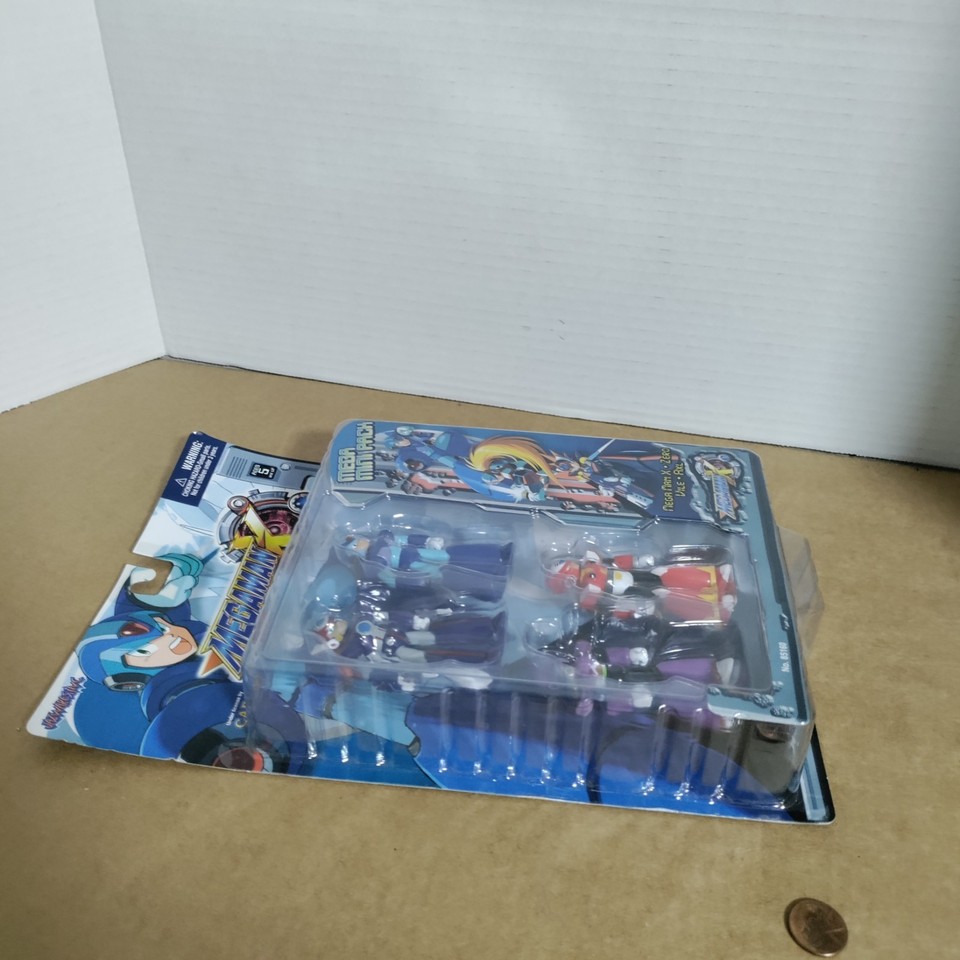 Megaman Rockman Mini Pack 4 Figure Vile X Axl Zero 2004 Jazwares RARE ...