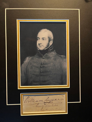 WILLIAM CONGREVE - ARMY OFFICER DEVELOPED ROCKET ARTILLERY - SIGNED ...