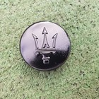 Factory Maserati Wheel Center Caps Satin Black Complete Set of Four ...