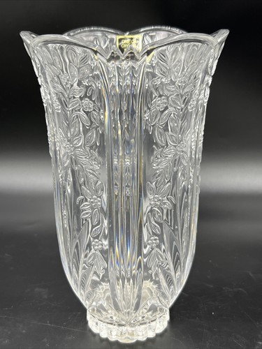 Oneida Spring Lace by ONEIDA Crystal Flower Vase 8" Made in Germany | eBay