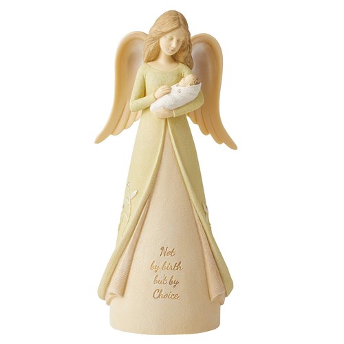 Foundations Baby Adoption Figurine Angel Holding Newborn Infant Statue ...