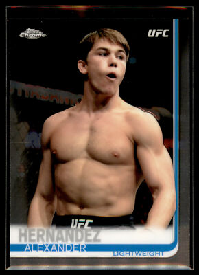 2019 Topps UFC Chrome MMA Base Set #43 Alexander Hernandez ...
