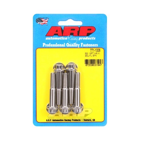 ARP Metric Thread Bolt Kit Stainless M8 x 1.25 45mm UHL Socket Size ...