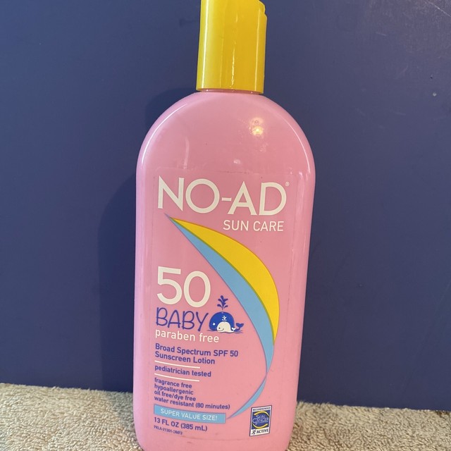 NO-AD Baby SPF 50 13 oz Sunscreen Lotion for sale online | eBay