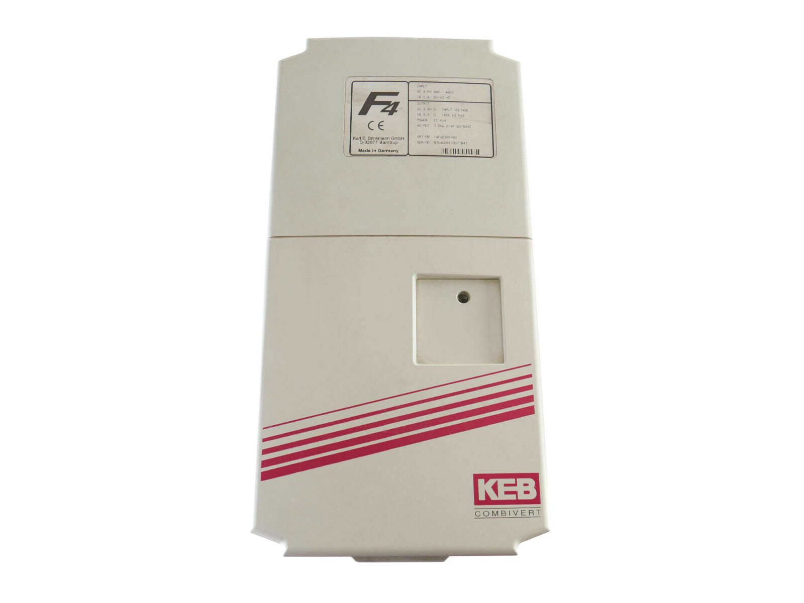 KEB F4 14F4C1G3480 14.F4.C1G-3480 7,5kW 11KVA | eBay