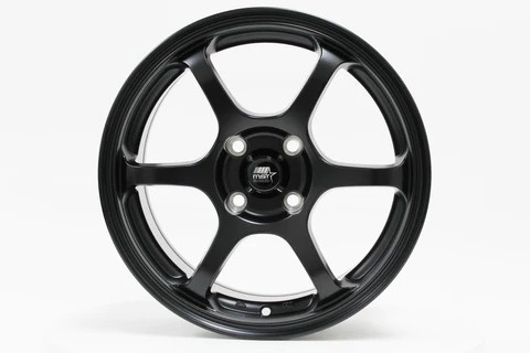 MST MT40 Wheels Rim 15x6.5 4X100 ET38 73.1CB Matte Black | eBay