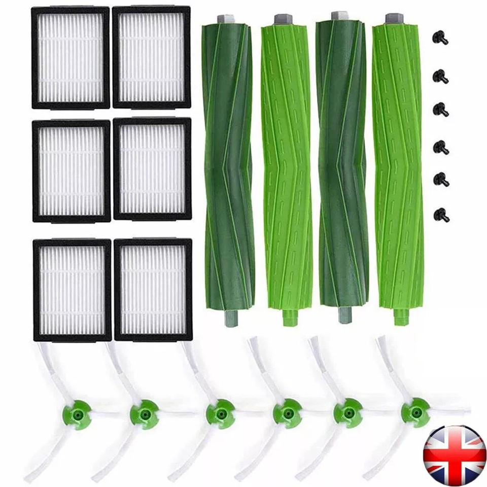 Vacuum Cleaner Brush Accessory Set For iRobot Roomba i7 i7+ i8 i4 i3 i6 ...