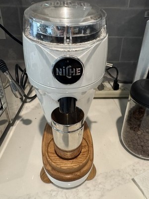 Niche Zero White Single Dose Conical Burr Coffee Grinder [NG63-120V-US ...