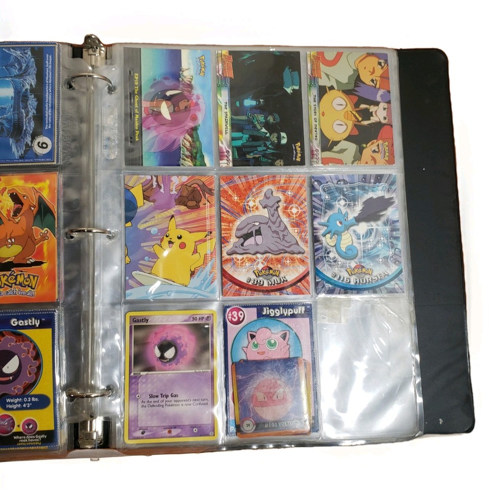 Topps Chrome Pokemon Cards lot Charizard Pikachu Holo and Boxed Trivia ...