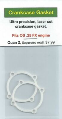 OS .25 FX Crankcase Gasket 2 Pack NIP | eBay