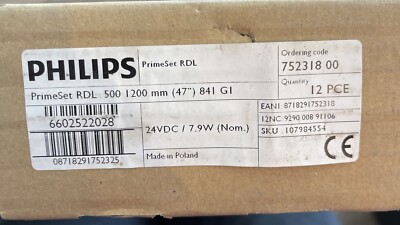 BOX OF 12 PHILIPS PrimeSet RDL 500 1200mm (47") 841 GI 7.9w 752318 ...