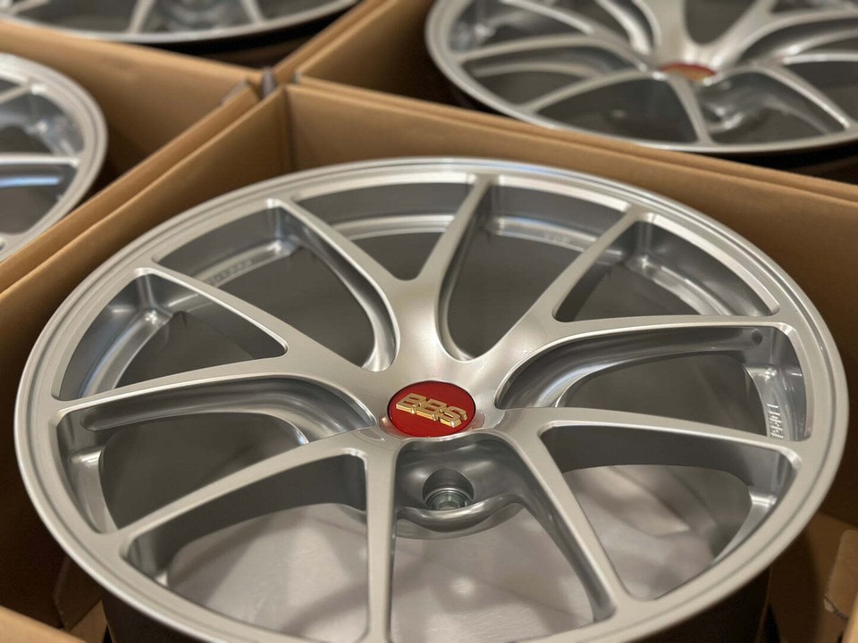 BBS RI-A 18x9.5 +40 5x120 Diamond Silver fits Civic Type-R FK8 FL5 (SET ...