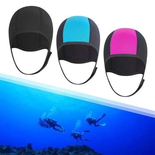 Nylon Swimming Cap Neoprene Thermal Hood Cap New Neoprene Diving Hat ...