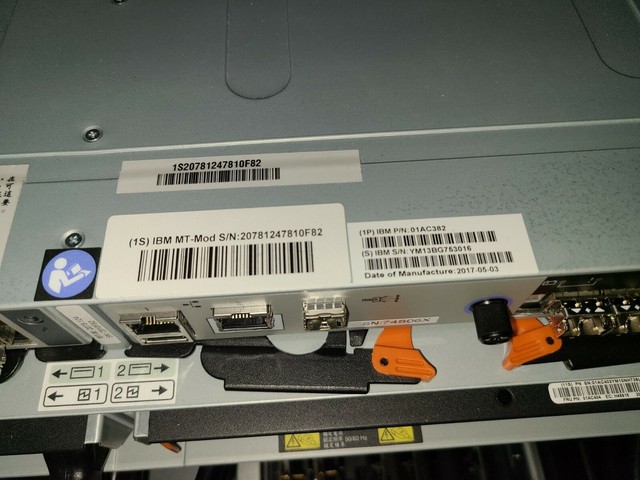 IBM 2078-124 Storwize V5010 Gen2 SFF Dual Nodes Canister with 9 2TB ...