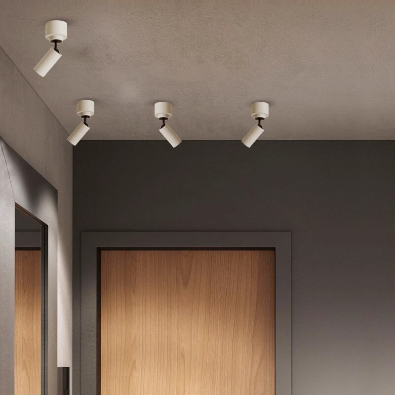 Dimmable/N 3W COB LED Ceiling Light Fixture Focus Spotlight Rotatable ...