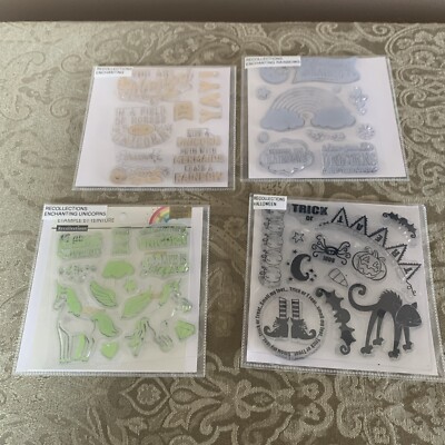 Recollections Acrylic Stamps, Lot Of 4, New | eBay