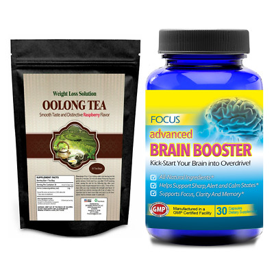 Herbal Oolong Tea Weight Loss 30 Bags Brain Booster Improve Memory ...