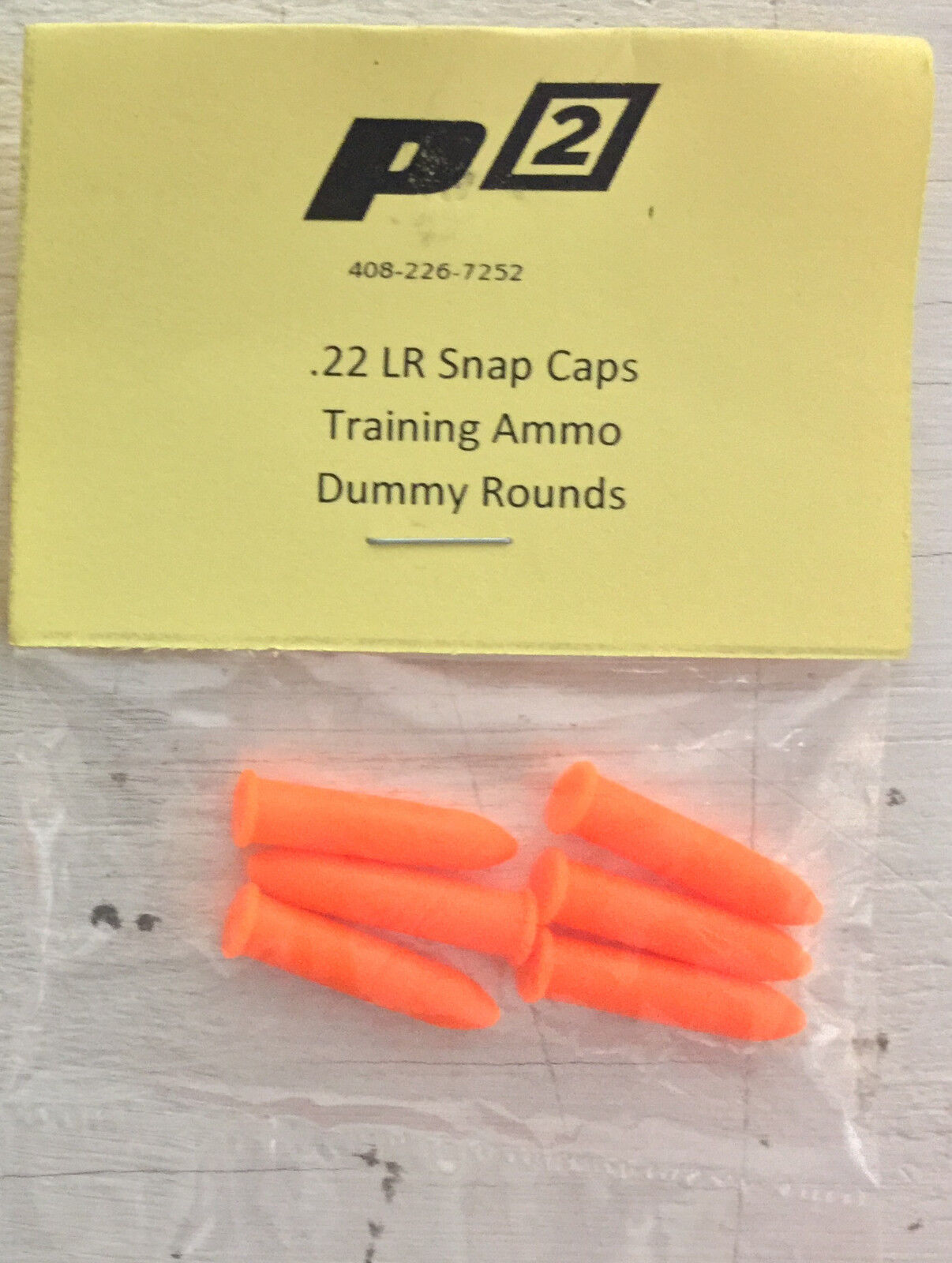 p2 .22 LR Rimfire Snap Caps Training Ammo Bullets Shells Practice Safe ...