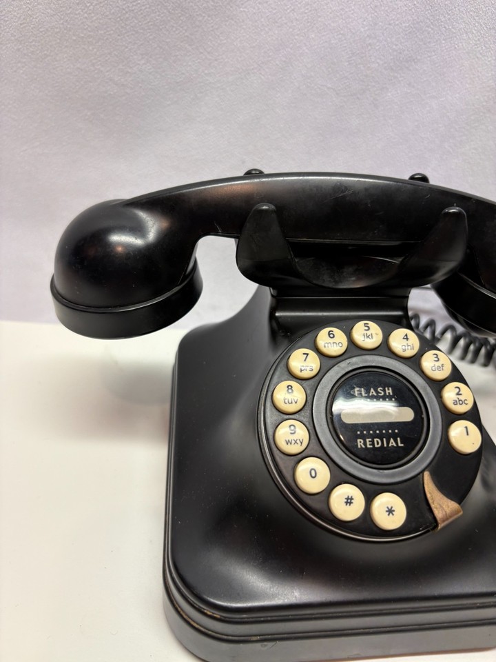 Grand Phone Telephone Push Button Vintage Retro Rotary Style black PF ...