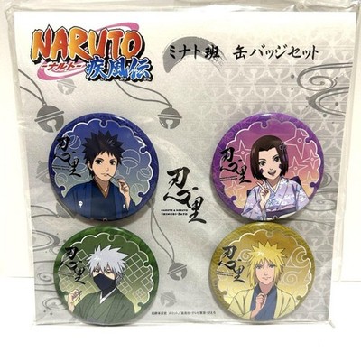 NARUTO Shinobi Nijigen no Mori Minato Team Can Badge | eBay