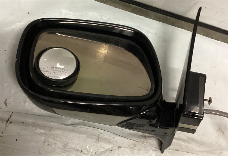 01-03 LEXUS LS430 DRIVER LEFT SIDE POWER DOOR MIRROR W/ GLASS BLACK | eBay