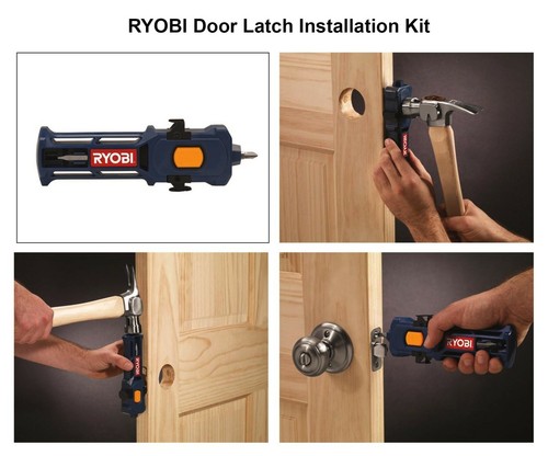 Ryobi Door Latch Installation Kit Makes Door Latches Install Quick ...