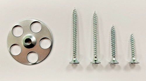 Stainless Steel + Screws Tile Fixing Washer Discs for Backer Board ...