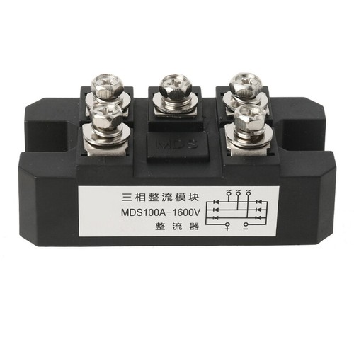 MDS Series Three-Phase Bridge Modules MDS100A 100A 1600V 3-Phase Diode ...