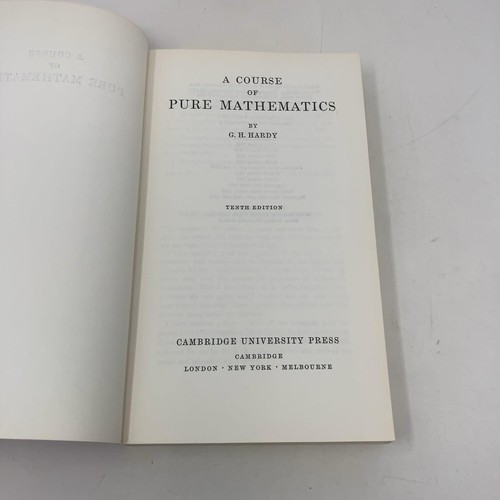 A Course of Pure Mathematics (Cambridge Mathematical Library ...