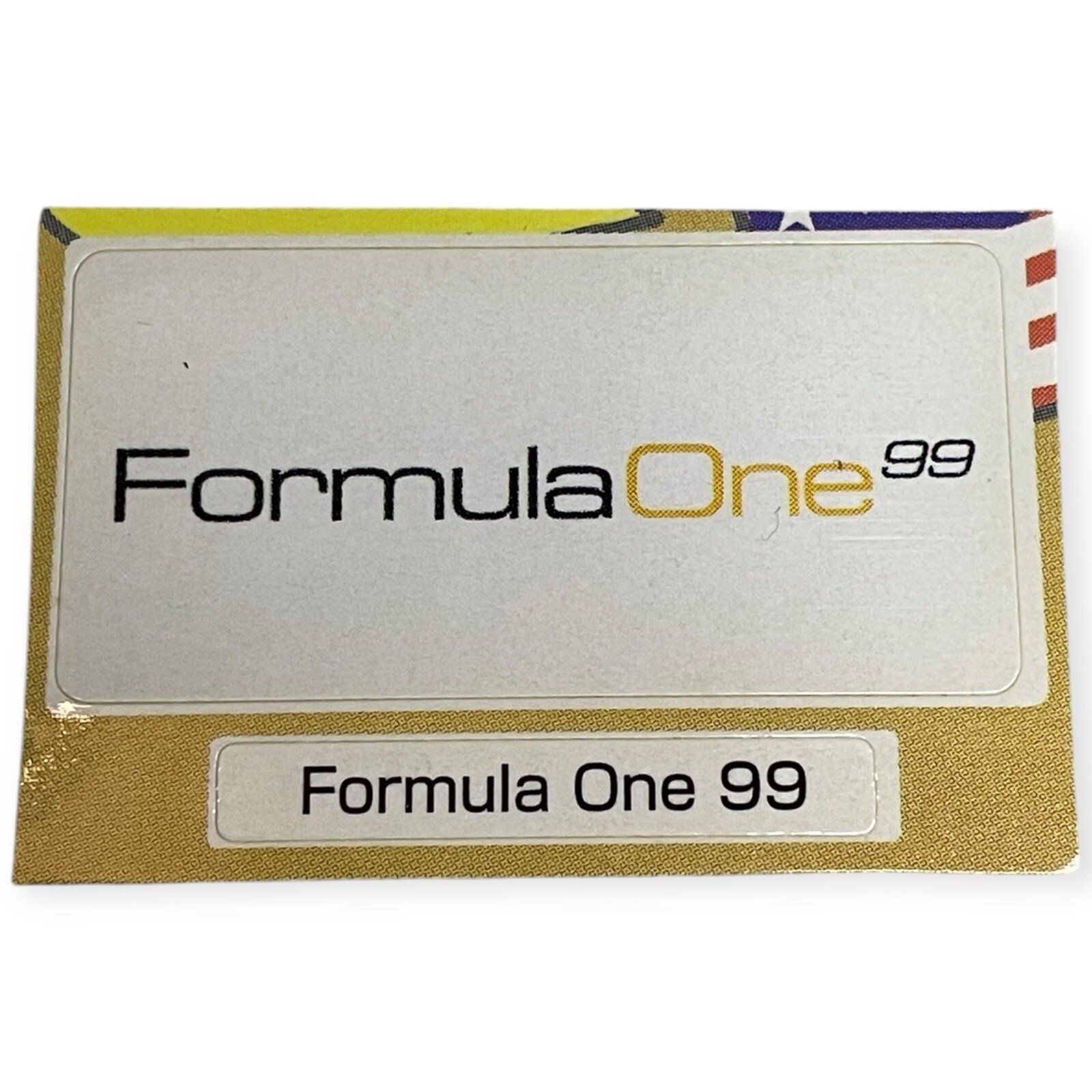Sony PlayStation 1 Ps1 Formula One 99 Official Memory Card Sticker | eBay