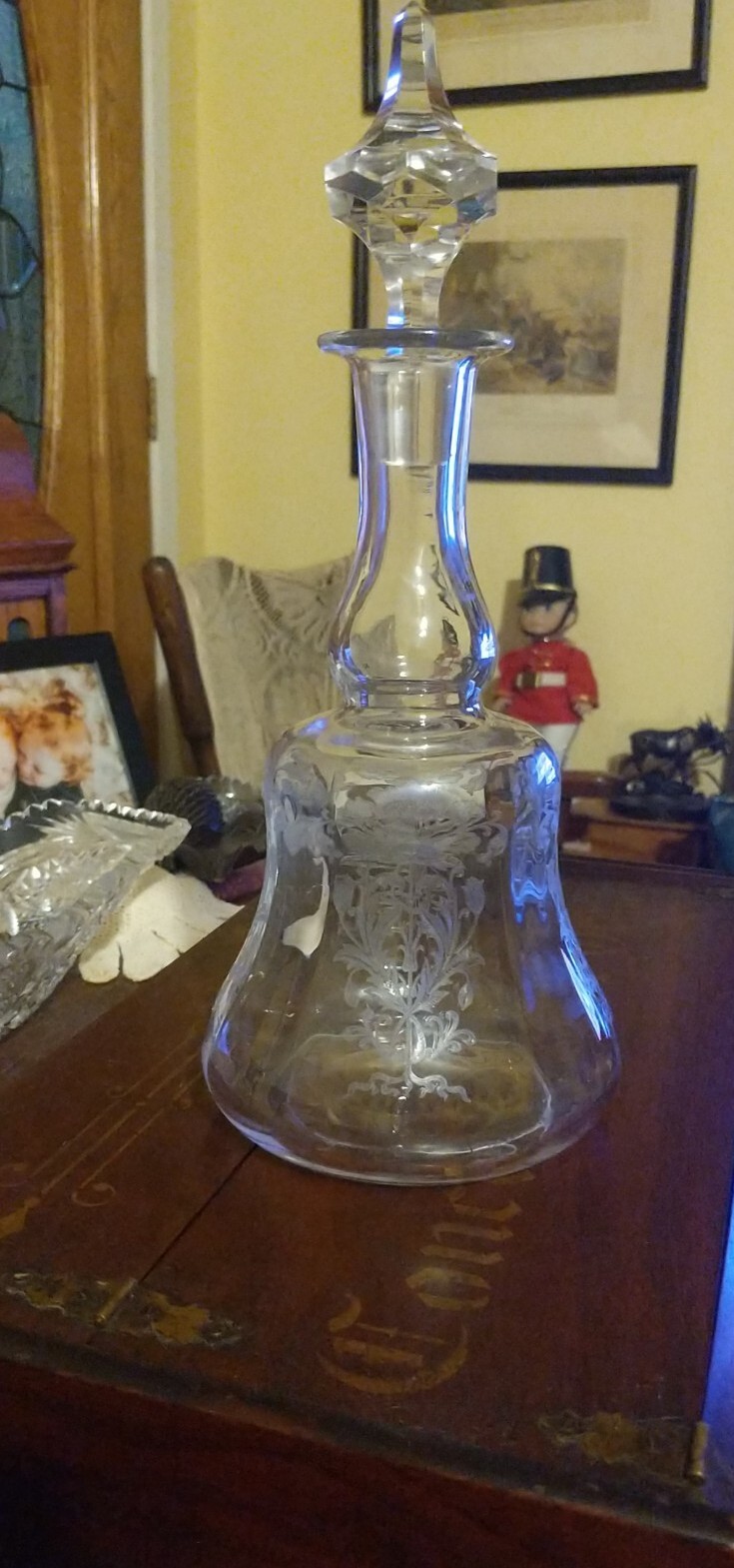 Tiffin Flanders Very Rare crystal decanter | eBay