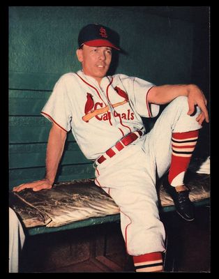 VINTAGE 1955 "EDDIE STANKY" ST LOUIS CARDINALS BASEBALL MAGAZINE PHOTO ...