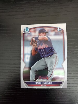 Cade Kuehler - 2023 Bowman Draft Chrome Prospect 1st Bowman Base BDC-21 ...