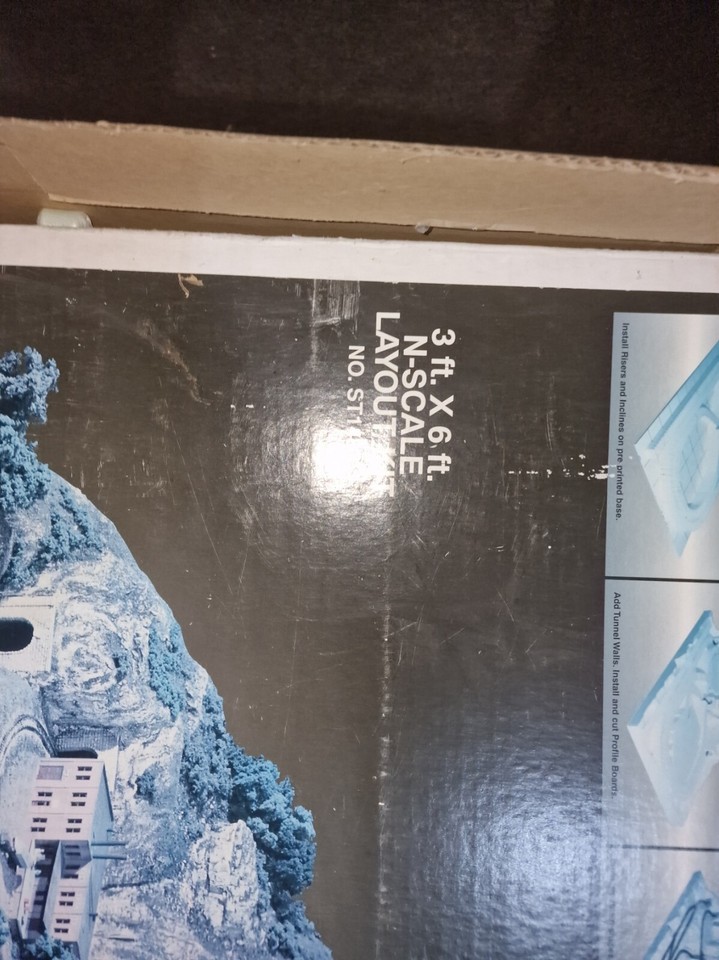 Woodland Scenics ST1482 Scenic Ridge Layout Kit N Gauge & ATLAS ATL2588 ...