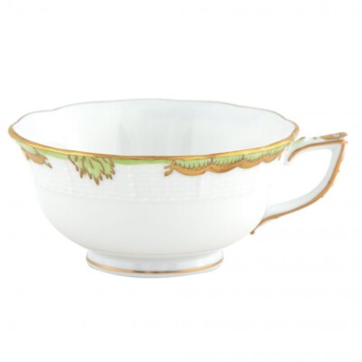 Herend Princess Victoria Green Tea Cup & Tea Saucer Set Kosher Dairy | eBay