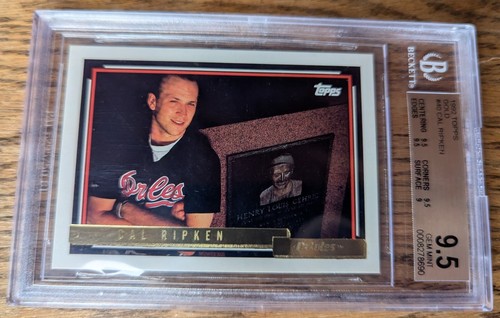 Cal Ripken Jr 1992 Topps Gold BGS 9.5 Gem Mint | eBay