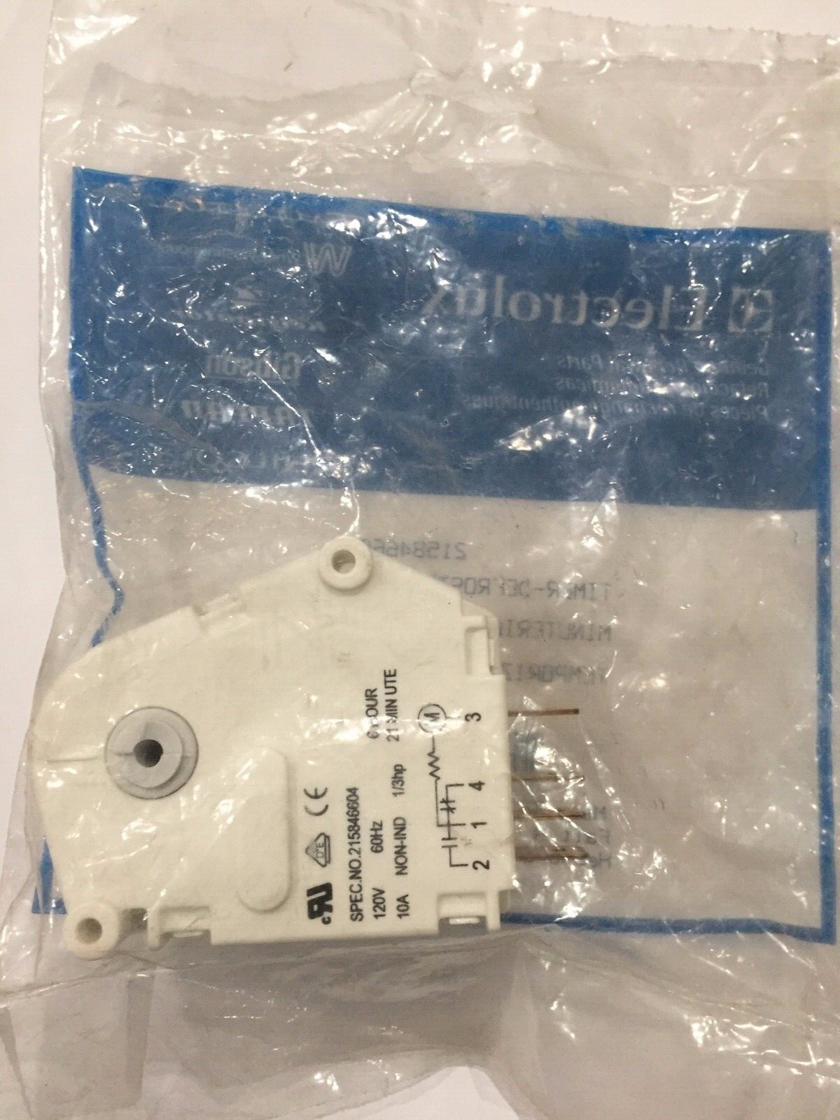 Genuine 215846604 Frigidaire Refrigerator Timer-Defrost | eBay