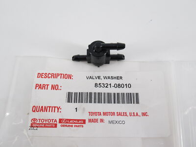 Genuine OEM Toyota 85321-08010 Washer Hose Valve 2012-17 Camry 2011-20 ...