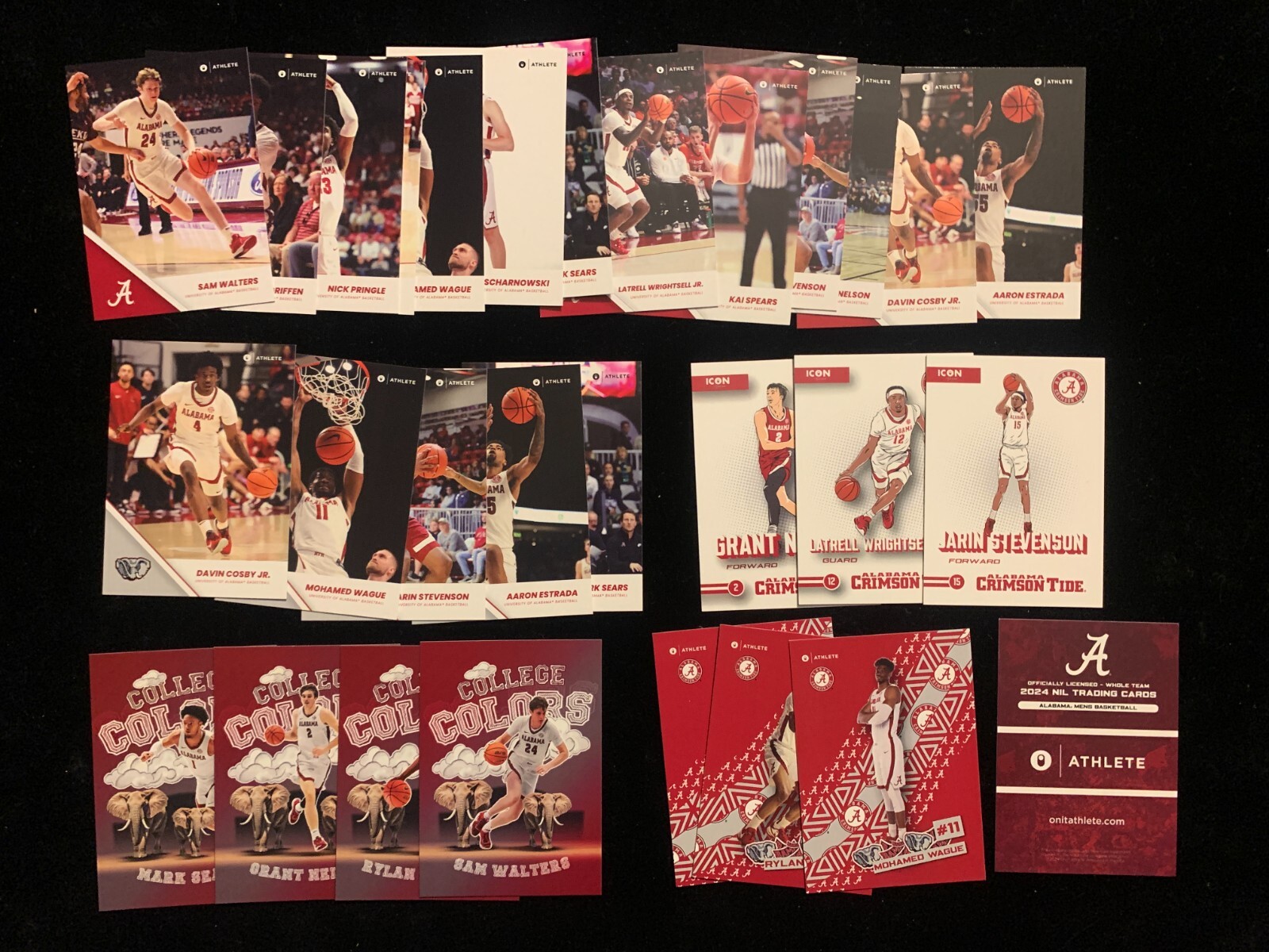 2023-24 Onit ALABAMA CRIMSON TIDE basketball singles - New cards added ...