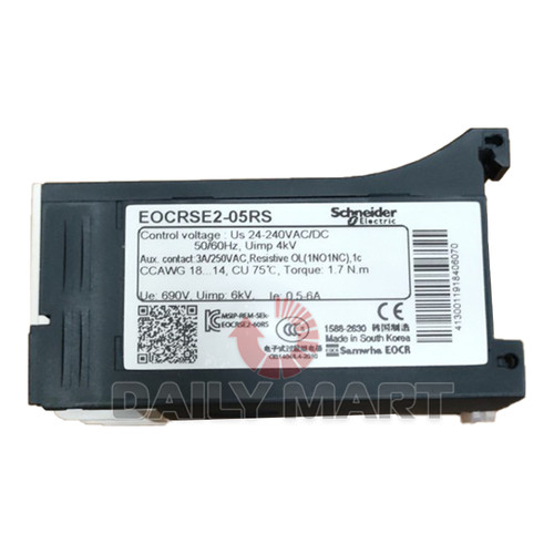 New In Box SCHNEIDER EOCRSE2-05RS Electronic Overcurrent Relay | eBay